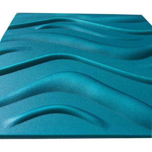 Ceiling Tiles Super Store - 20"x20" Wave Turquoise Tile HD Foam Ceiling ...