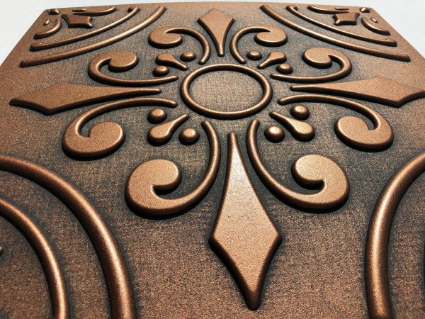 Ceiling Tiles Super Store - 20"x20" Harmony Antique Copper Ceiling Tiles