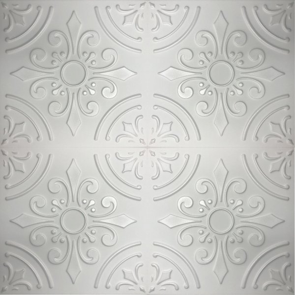 Ceiling Tiles Super Store - !Best Value 20"x20" Harmony White Foam 96pc ...